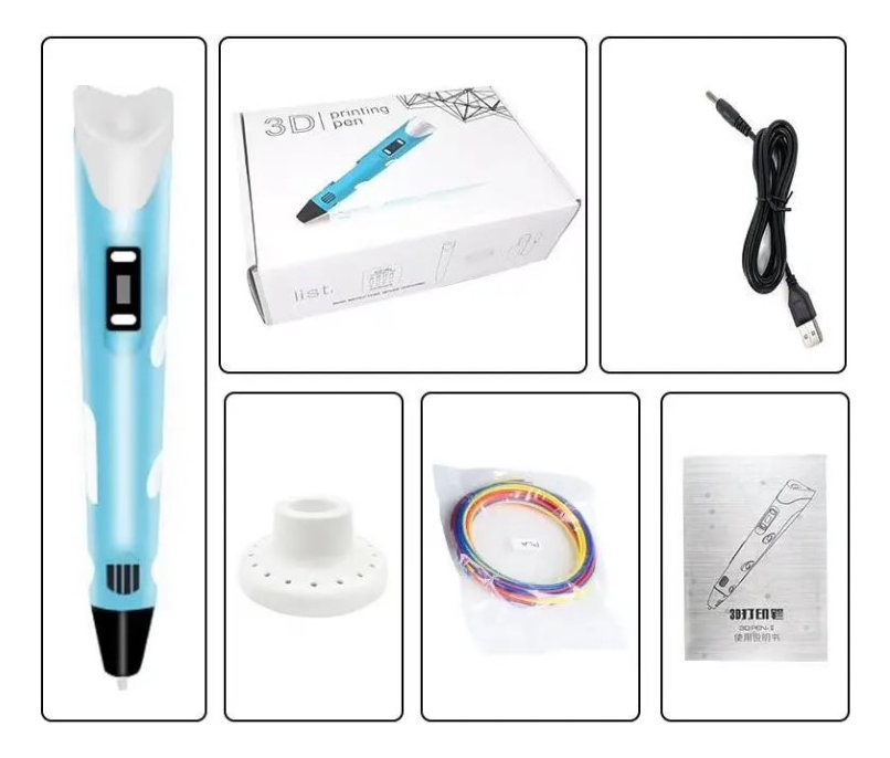 Lapiz 3d Lapicera 3d Impresión Colores + Filamentos Calidad – TMO
