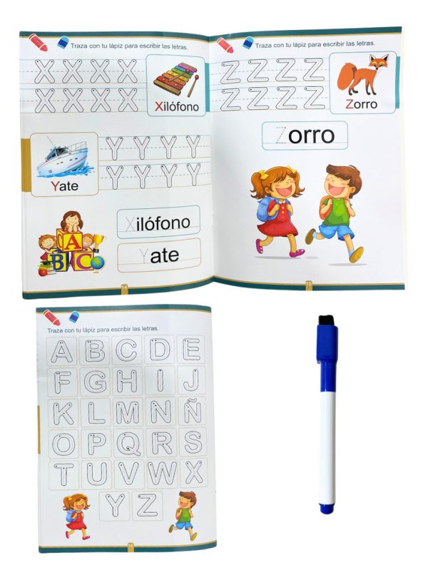 Libro Cuaderno Educativo Infantil Mi Primer Abecedario – TMO