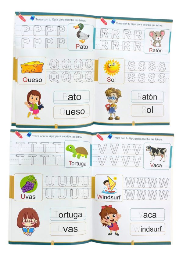 Libro Cuaderno Educativo Infantil Mi Primer Abecedario – TMO